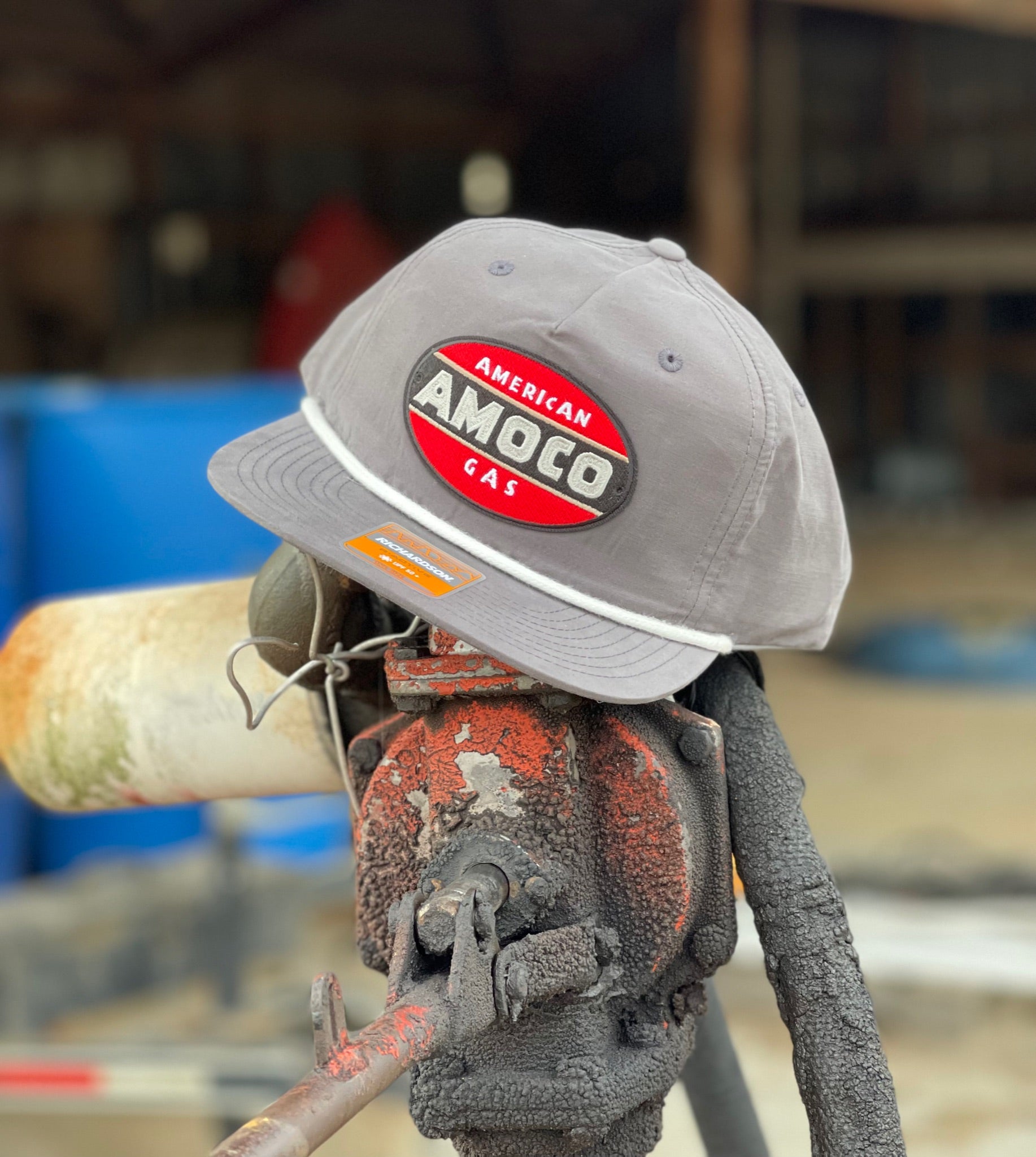 Amoco Gas Rope Hat – Back Forty Brand